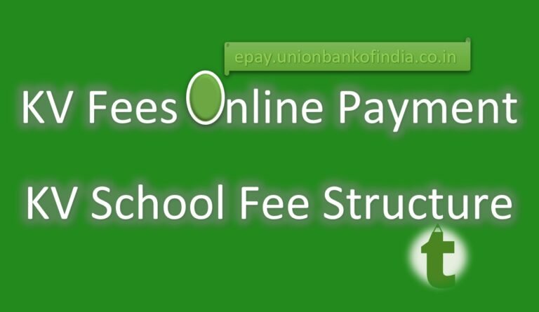KV Fees Online Payment | KV School Fee Structure 2025-26 - TEUT School